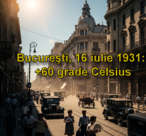 Pe 16 iulie 1931, s-au înregistrat 60 de grade Celsius în Bucureşti ...
